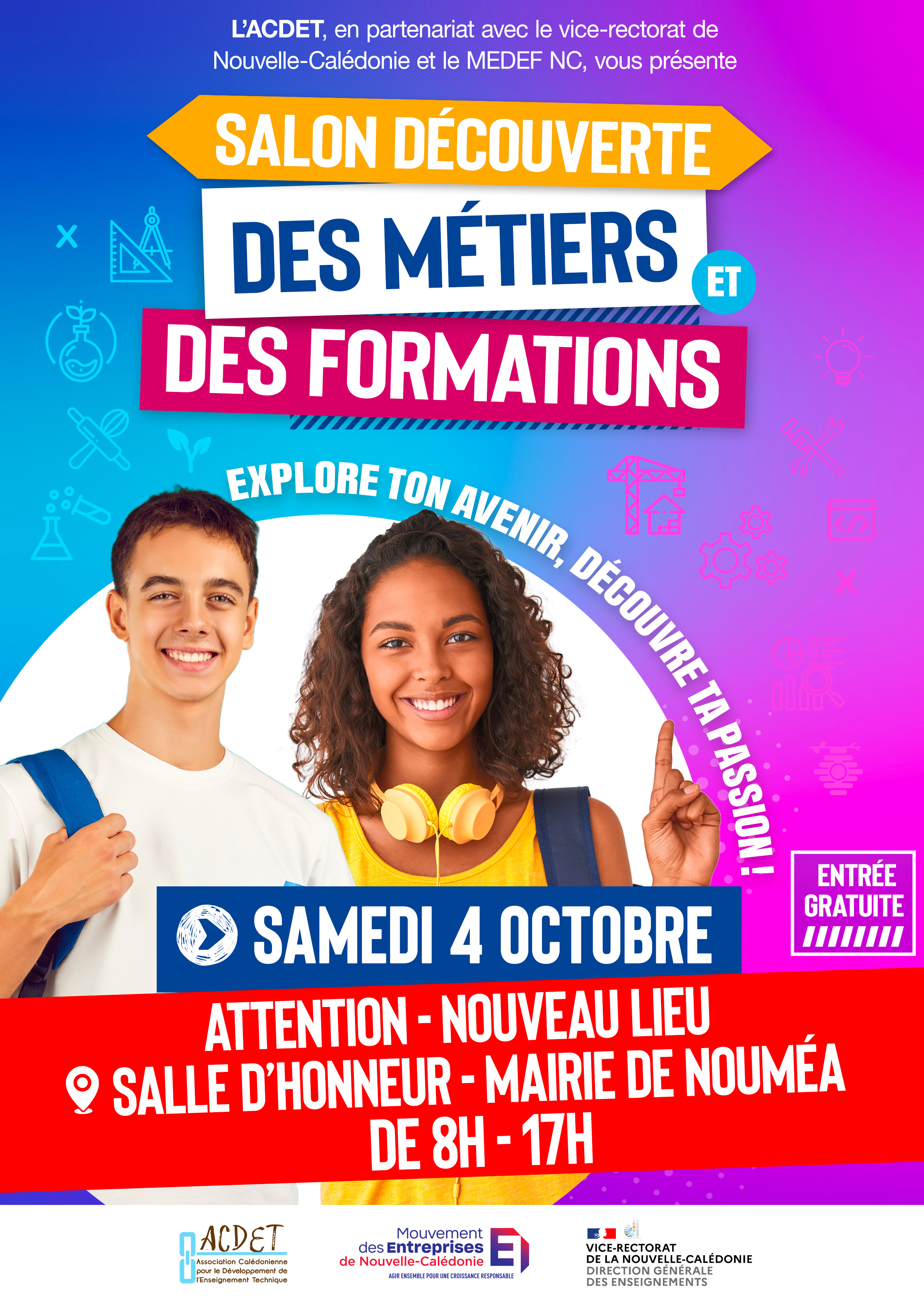 4 oct- Salon "Découverte des métiers et des formations" - Lycée polyvalent Jules Garnier